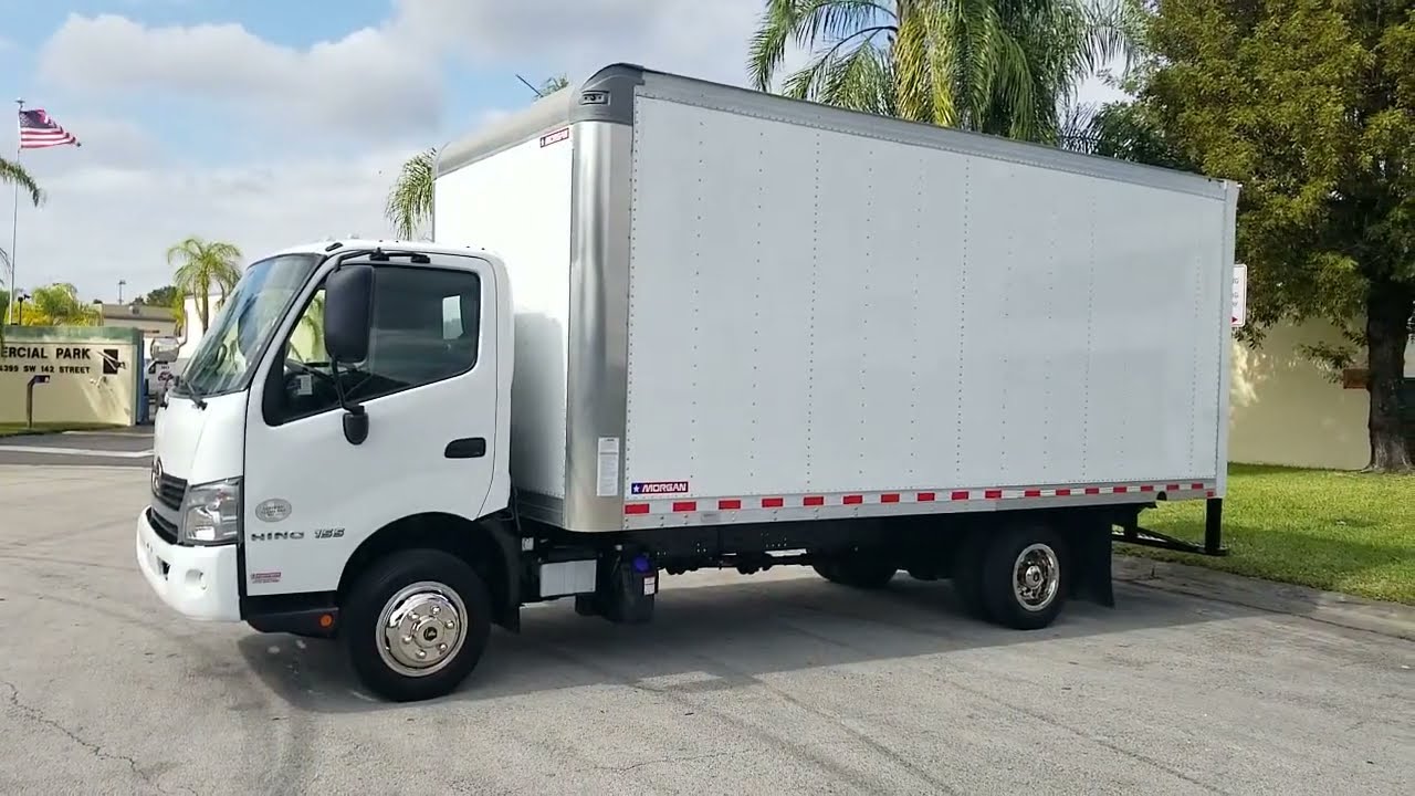 FOR SALE 2020 HINO 155 Regular Cab With 18FT Box Truck - YouTube