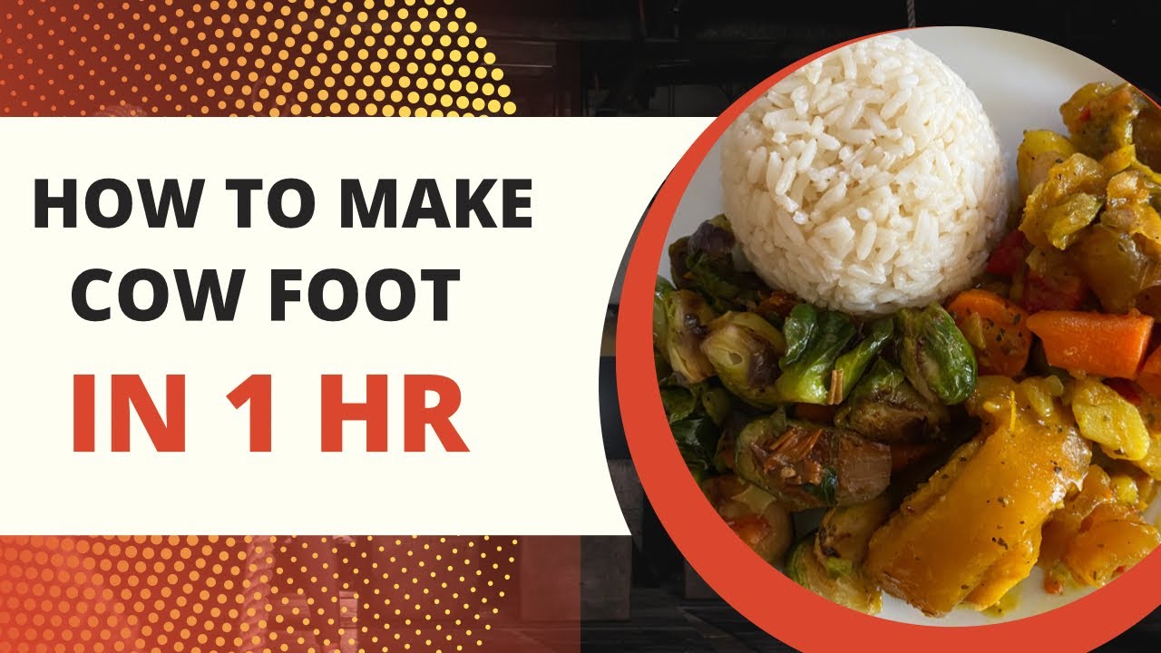 How to make cow foot - YouTube
