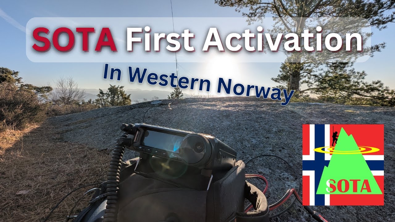 SOTA First Activation in beautiful weather - YouTube