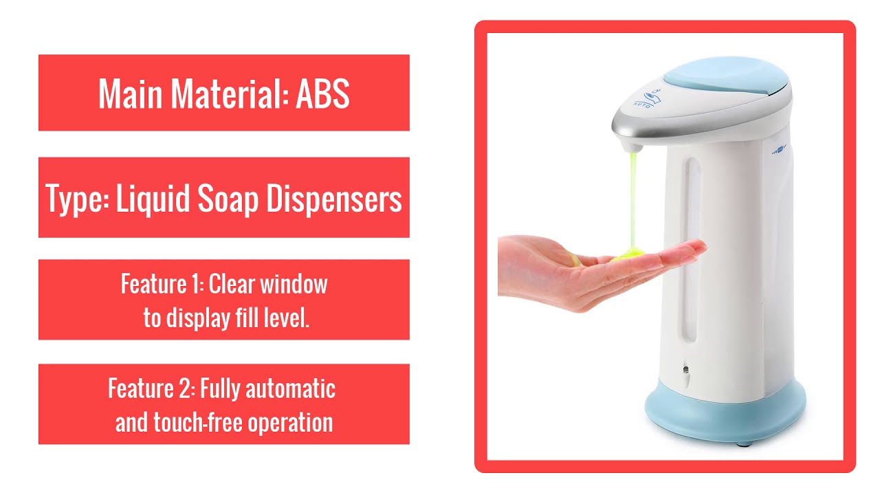 Liquid-Soap-Dispenser Sanitizer Electroplated Smart-Sensor Touchless ...