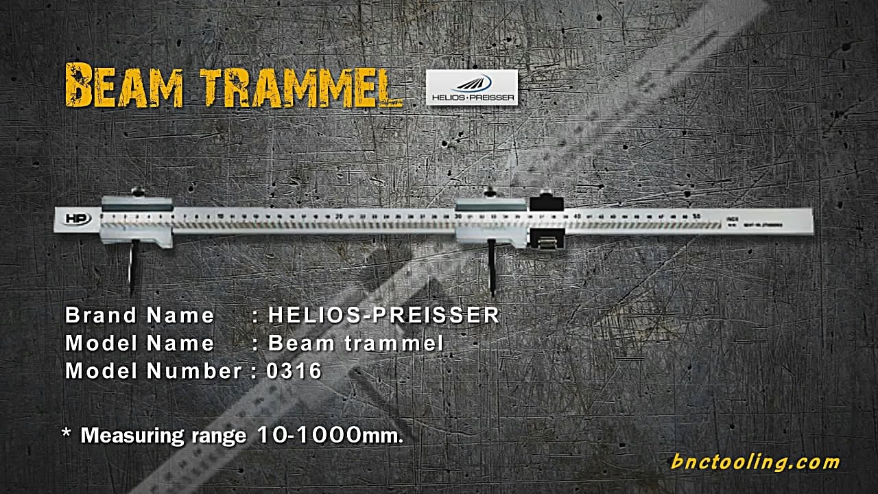 Beam trammel HELIOS PREISSER - YouTube