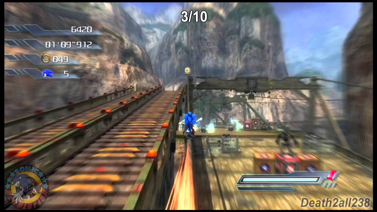 Sonic 06 Silver Medal Guide: Radical Train - Sonic - YouTube