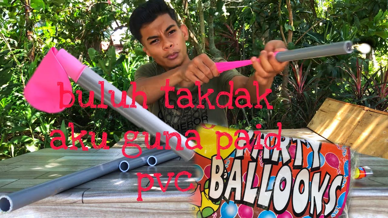 caplom paip pvc mainan aku budak-budak dahulu - YouTube