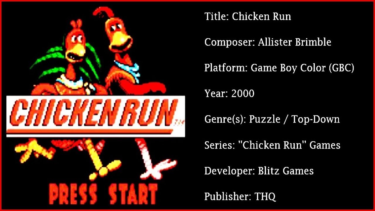 Chicken Run (GBC) [Soundtrack in FULL HD & 320 KBPS] - YouTube