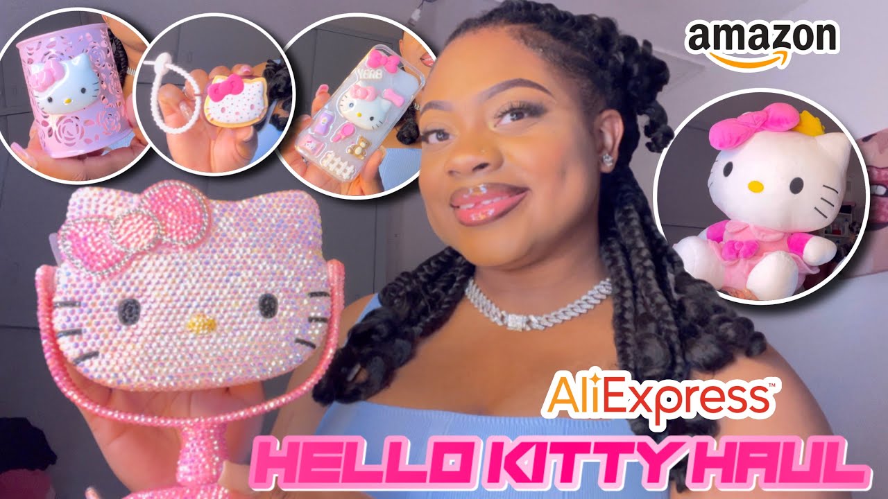 HELLO KITTY HAUL | AMAZON, ALIEXPRESS 💖 - YouTube