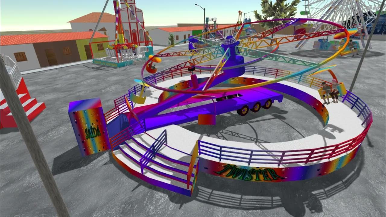 Twister | Parque De Diversões - Simulador - YouTube