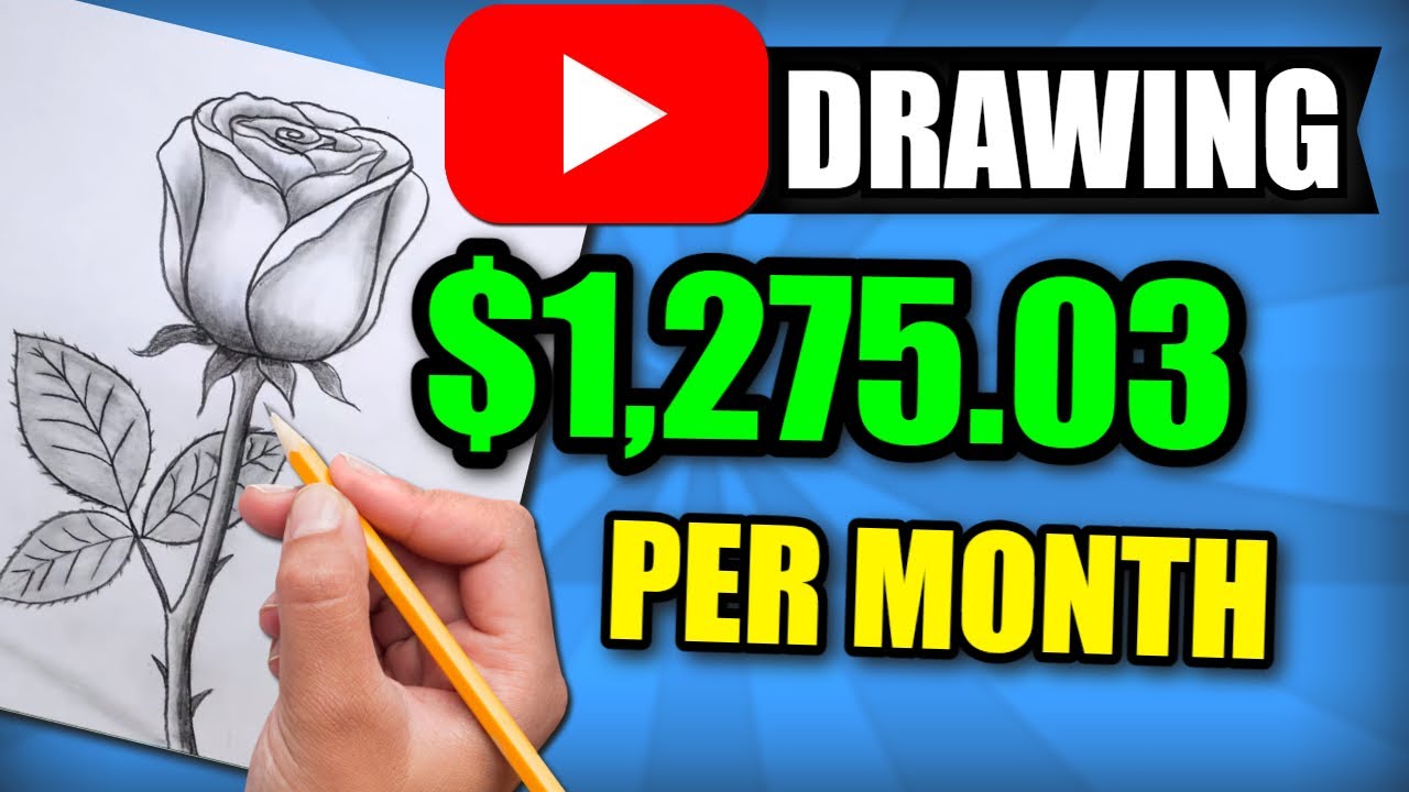 Make MONEY Drawing on YouTube - EASY METHOD for Beginners! - YouTube