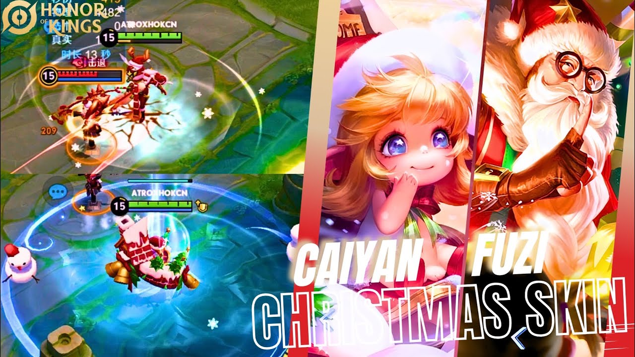 UPCOMING CHRISTMAS SKIN | CAIYAN - XMAS MIRACLE AND FUZI - SANTA CLAUS ...