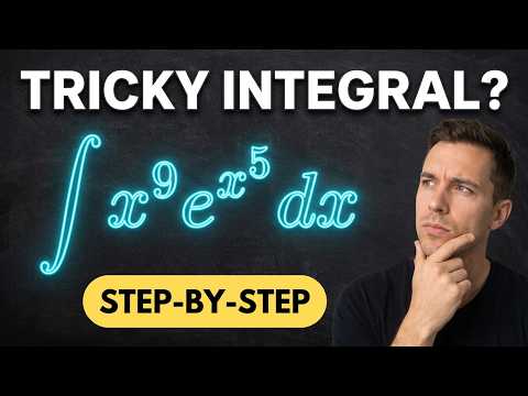 Integration of x⁹ e^(x⁵) | Substitution & By Parts Explained - YouTube