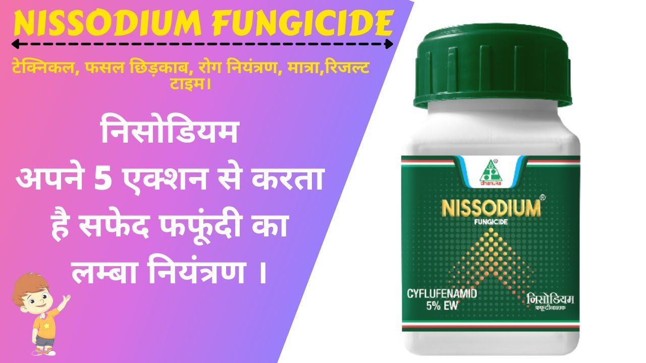 DHANUKA NISSODIUM FUNGICIDE | CYFLUFENAMID 5% EW | NISSODIUM | POWDERY ...