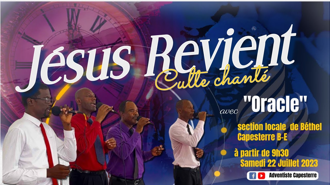 "Jesus Revient" Culte chanté avec ORACLE #GroupeORACLE - YouTube