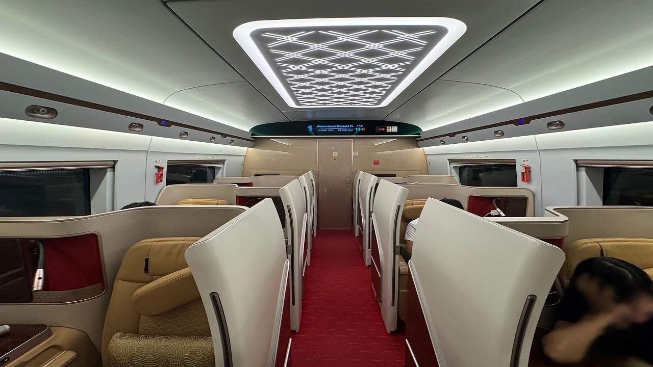 27.5 dollars experience the newest high-speed train business class ...