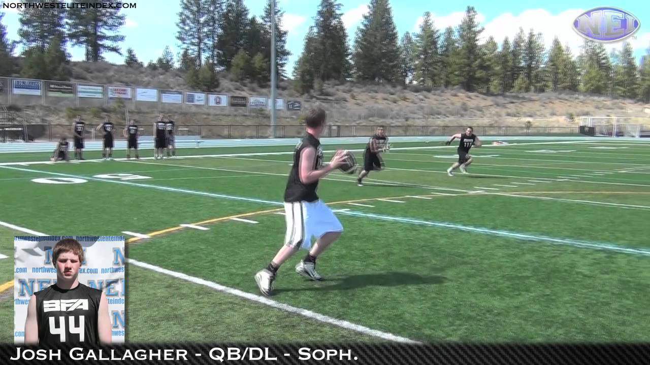 Josh Gallagher at 2012 NEI Barton Football Camp - YouTube