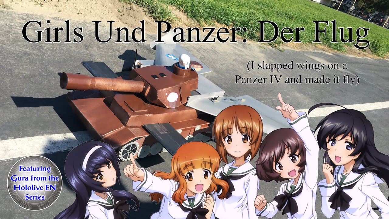 Fragger Fails at RC Planes - Girls Und Panzer: Der Flug (Flying Panzer IV) - YouTube