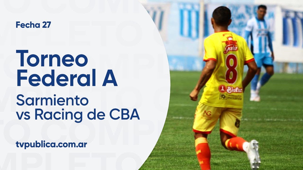 Sarmiento de Resistencia vs Racing de Cordoba: Fecha 27 del Torneo ...