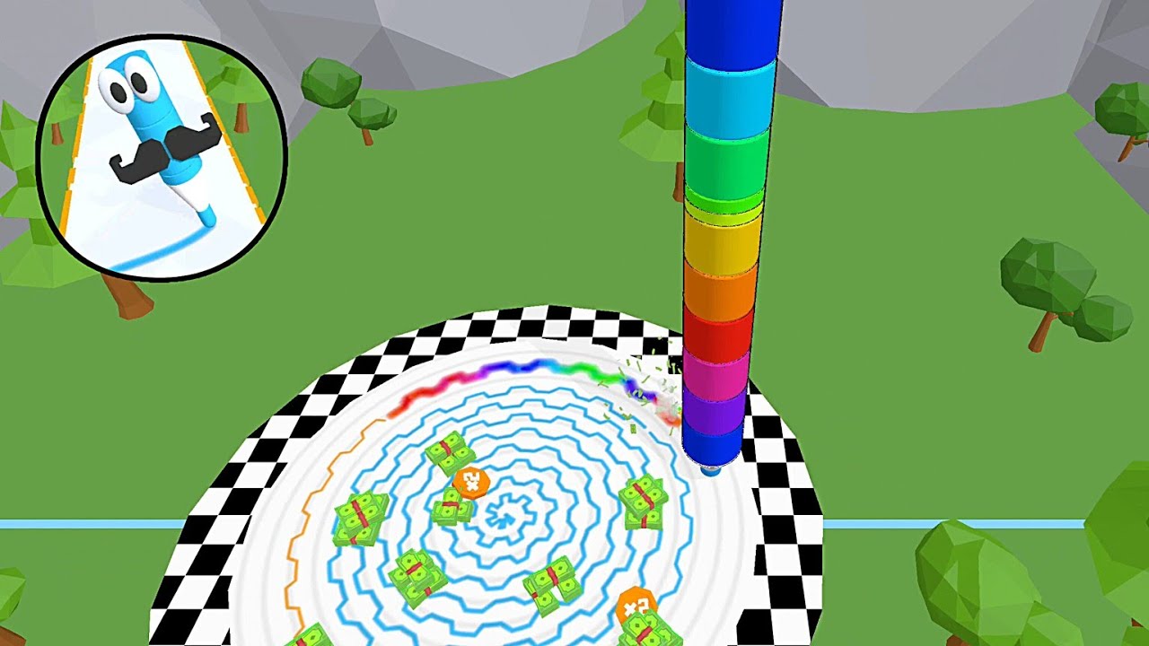 Crayon Rush 3D Landscape Gameplay Android iOS Game 1 - YouTube