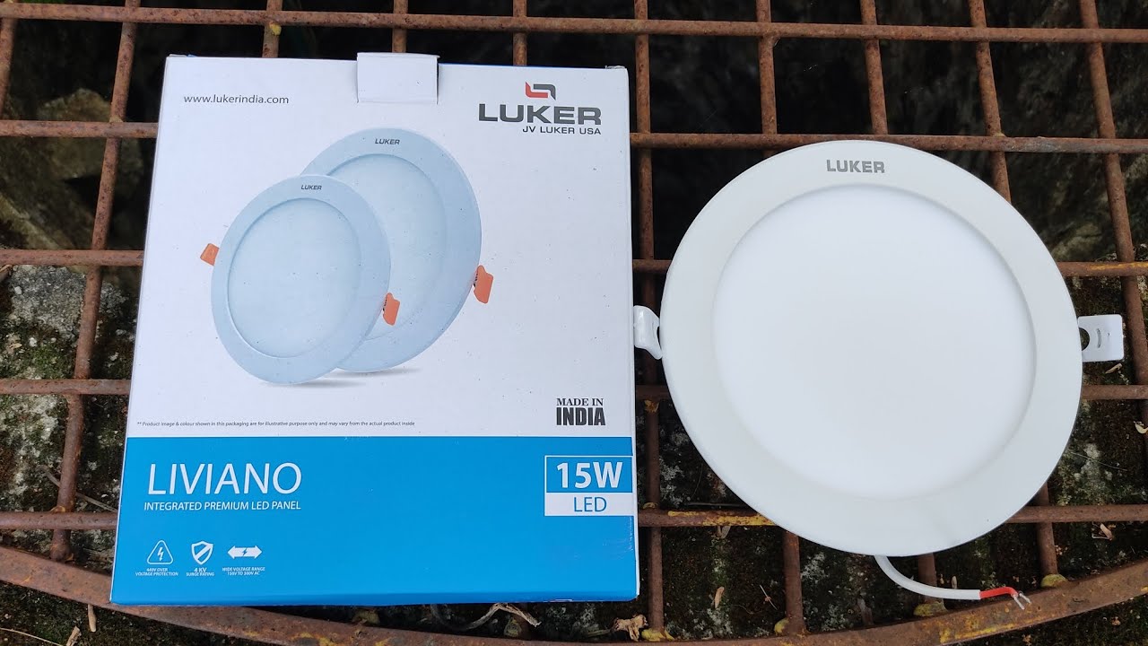 Luker 15w 6 inch round celling LED light - YouTube