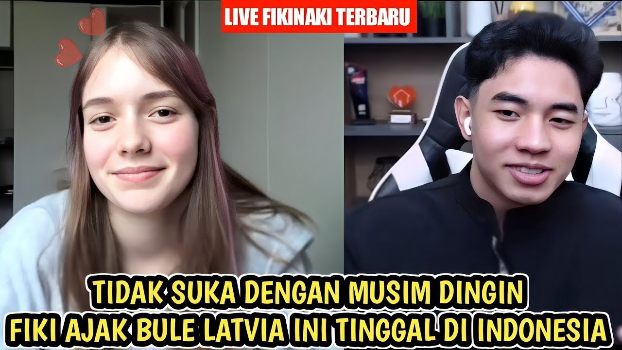 Gak betah tinggal di Negaranya,Fiki Naki ajak Bule cantik initinggal di Indonesia - OME TV - YouTube