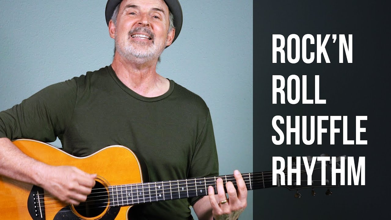 Rock N' Roll Shuffle Rhythm (NOT for beginners) - YouTube
