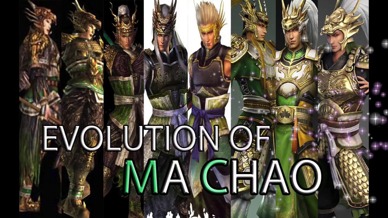 Evolution of Ma Chao from DW2 to 9 - YouTube