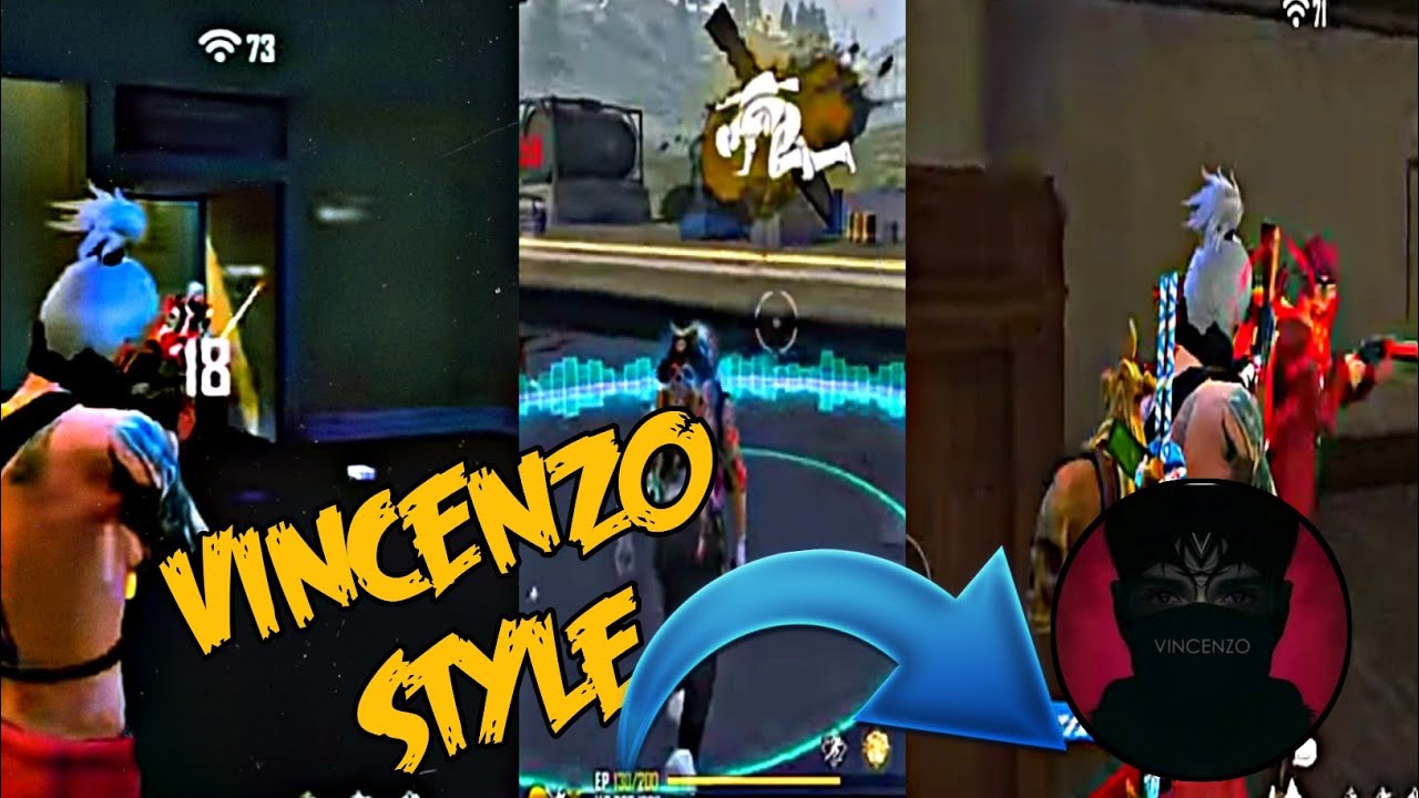 Vincenzo like play free firee|| Op montage and op headshot||#vincenzo ...