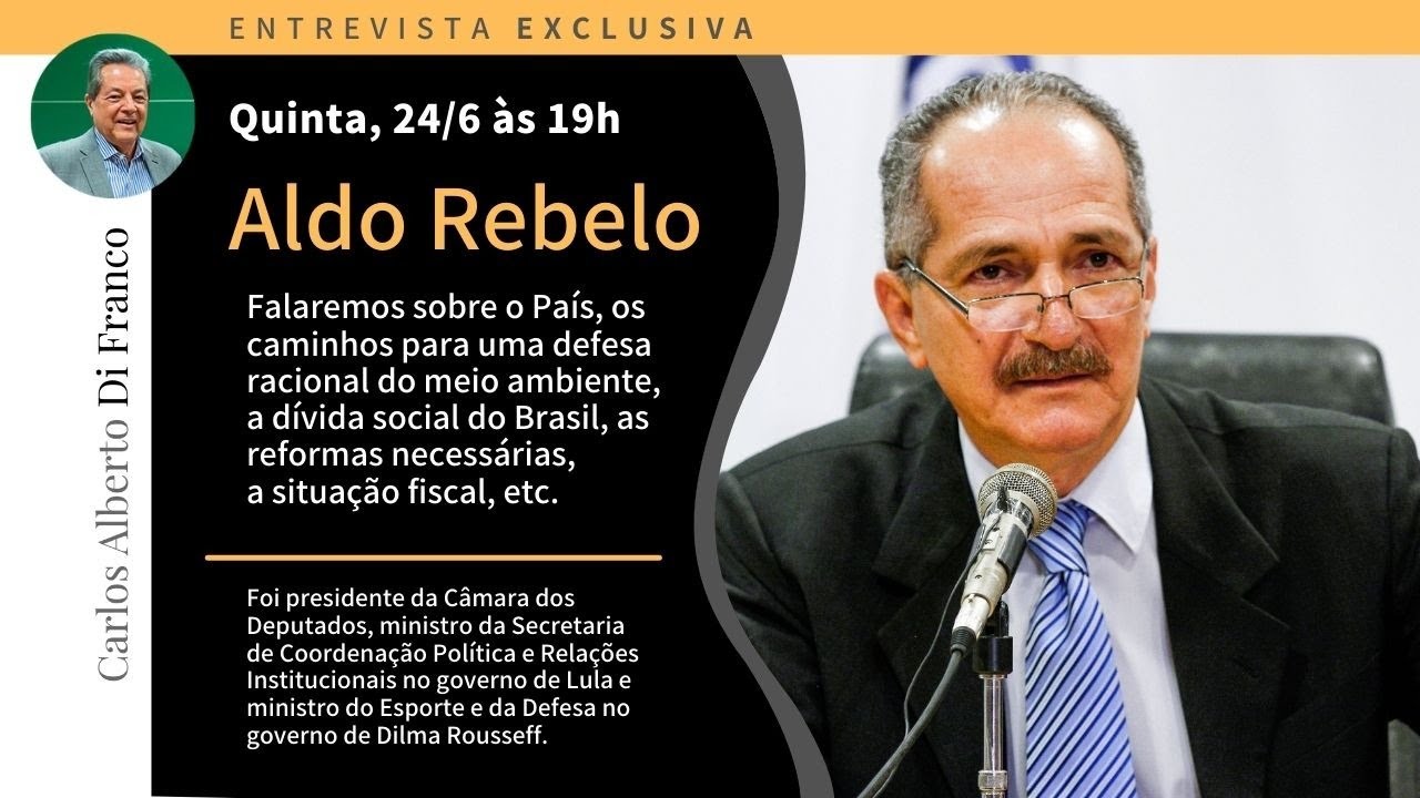 Entrevista com Aldo Rebelo - YouTube