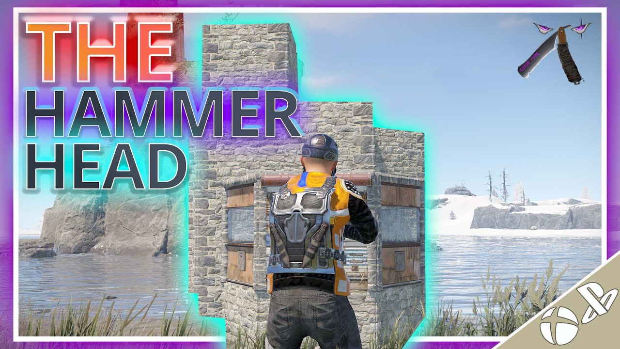 Rust Console ☢️ The Hammer Head, Best Solo Duo Trio Stability BUNKER ...