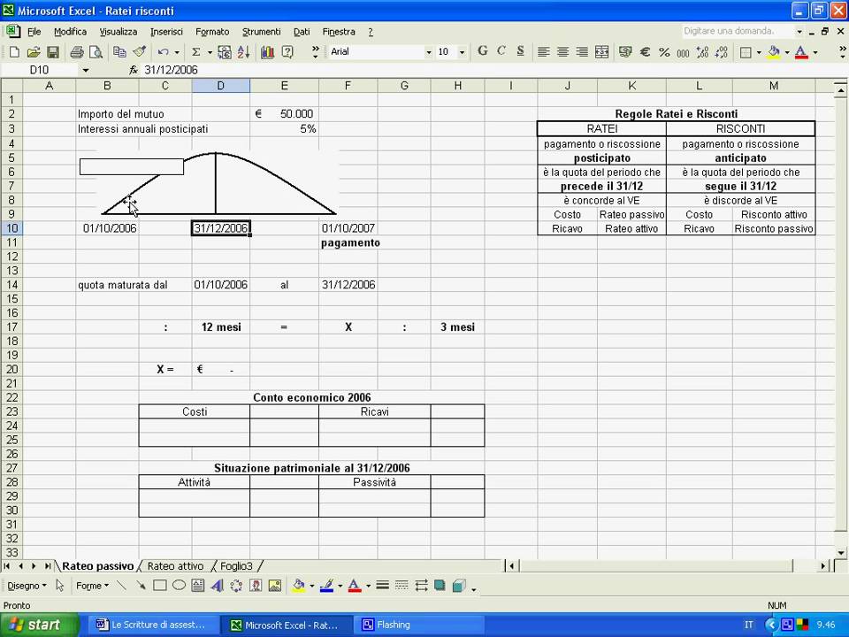 ratei passivi - YouTube