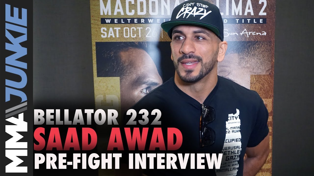 Bellator 232 Saad Awad full pre fight interview - YouTube