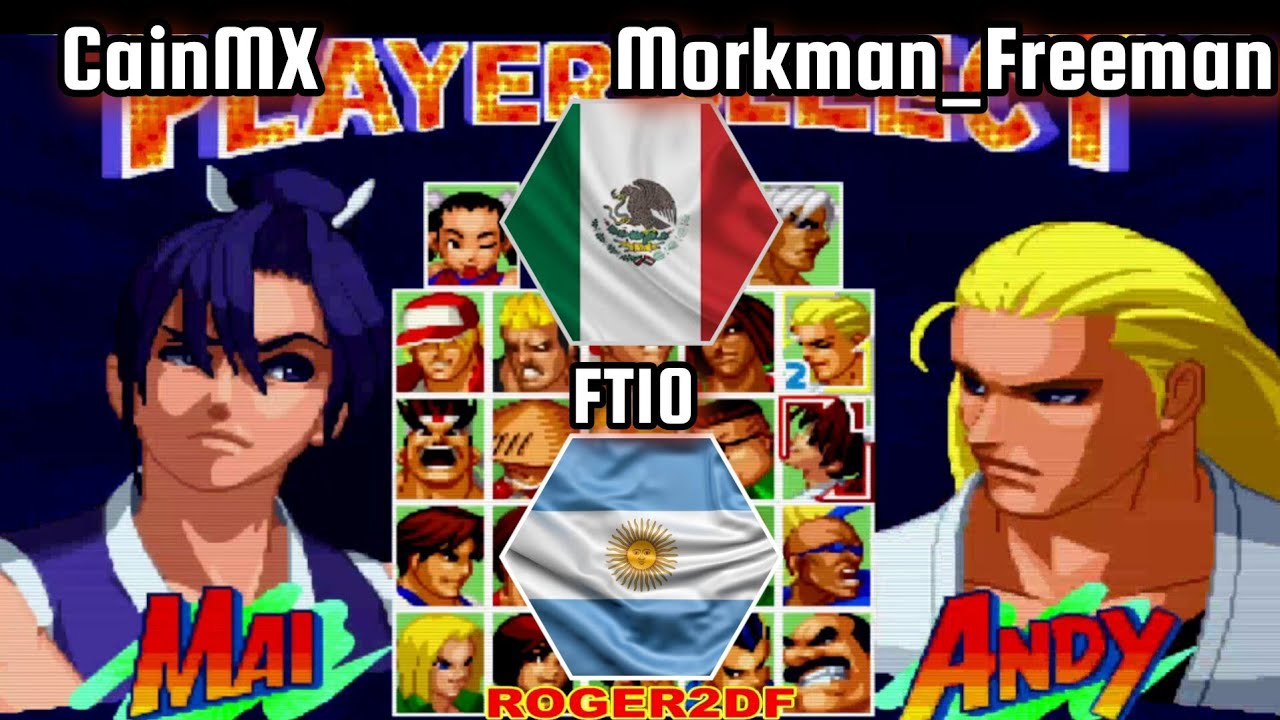 Real Bout Fatal Fury 2 ((CainMX🆚Morkman_Freeman))#fightcade2 ONLINE # ...