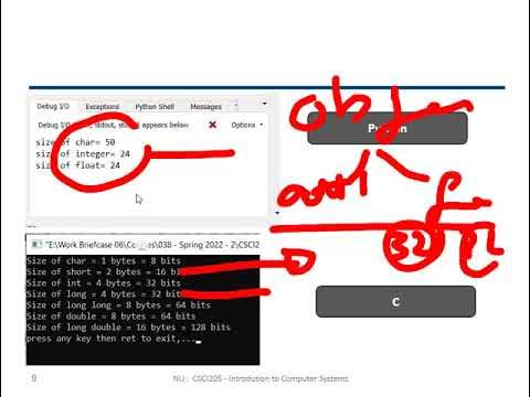 CSCI205 Introduction to Computer System Lecture 02 vid - YouTube