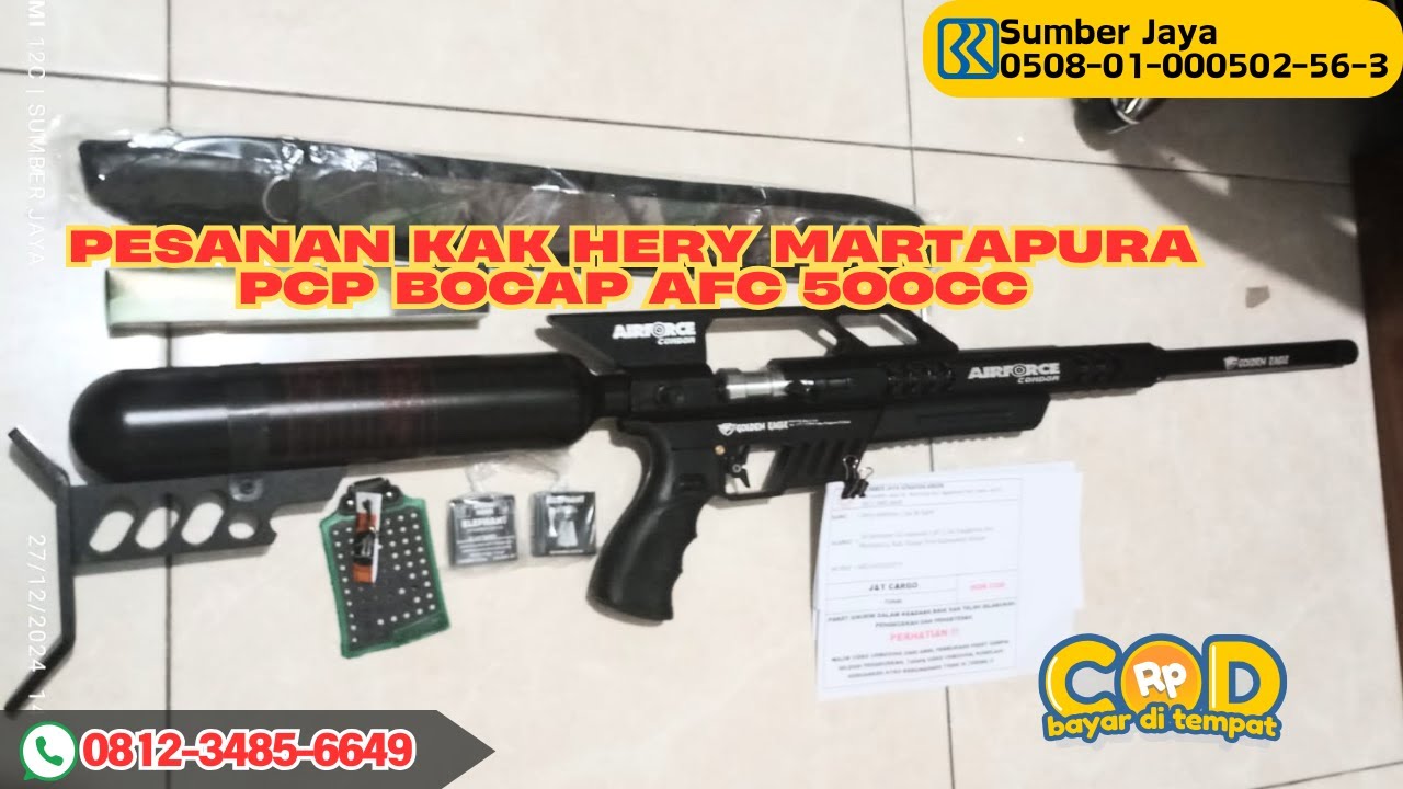 PAKET PESANAN SENAPAN ANGIN PCP BOCAP AFC MILIK KAK HERY YANG BERADA DI ...