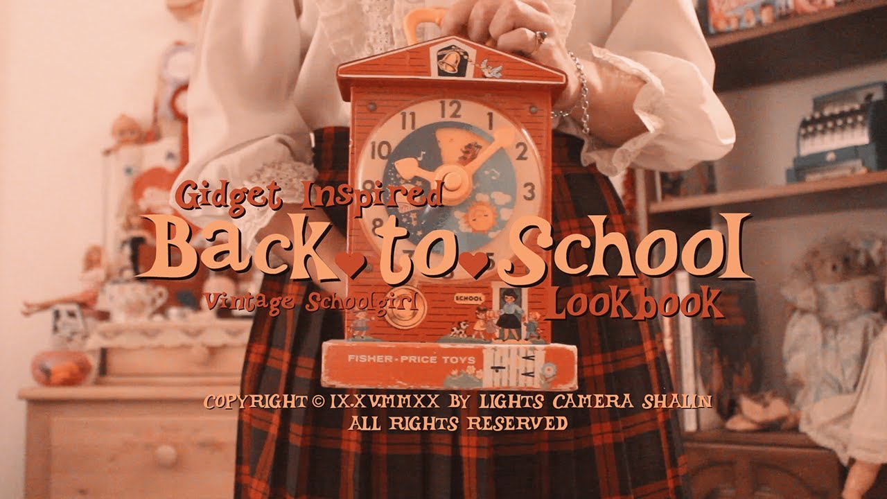 ଘ '60s Gidget Inspired Vintage Schoolgirl Lookbook ♡ 2020 - YouTube
