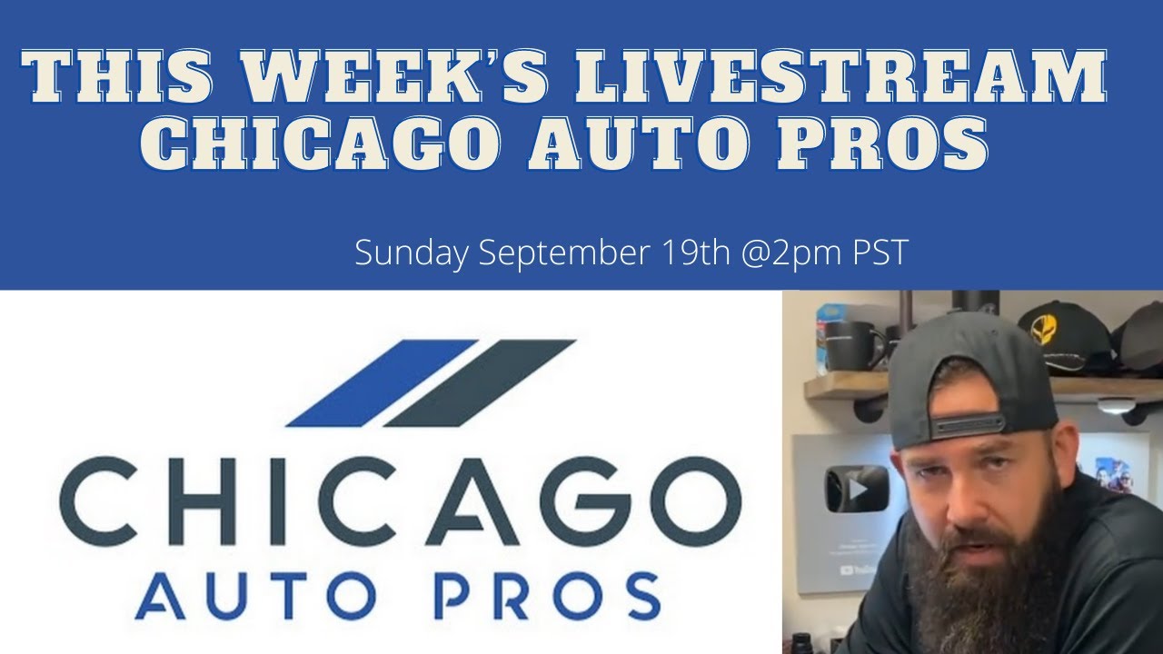 Chicago Auto Pros this week’s livestream - YouTube