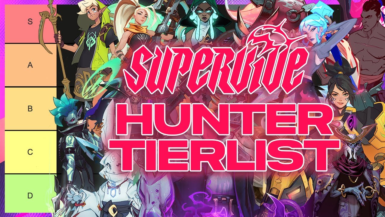 SUPERVIVE HUNTER TIERLIST SEPTEMBER PLAYTEST - YouTube