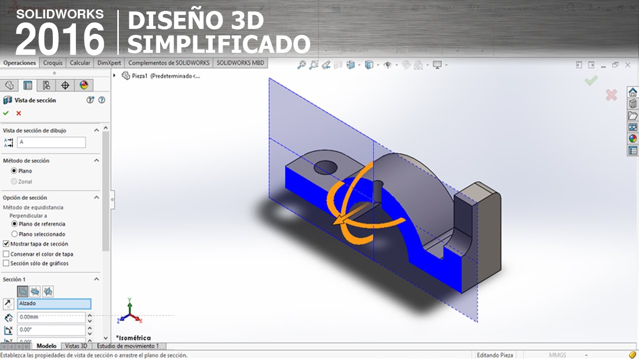 SolidWorks 2016 parte 1 - YouTube