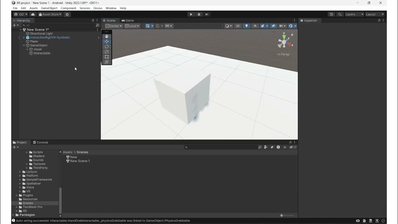 Membuat VR Oculus dengan Unity III: Interactables - YouTube