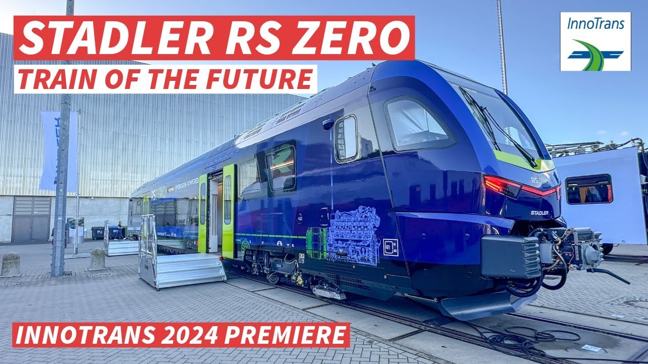 【4K】Meet the Stadler RS Zero: The Future of Eco-Friendly Trains ...