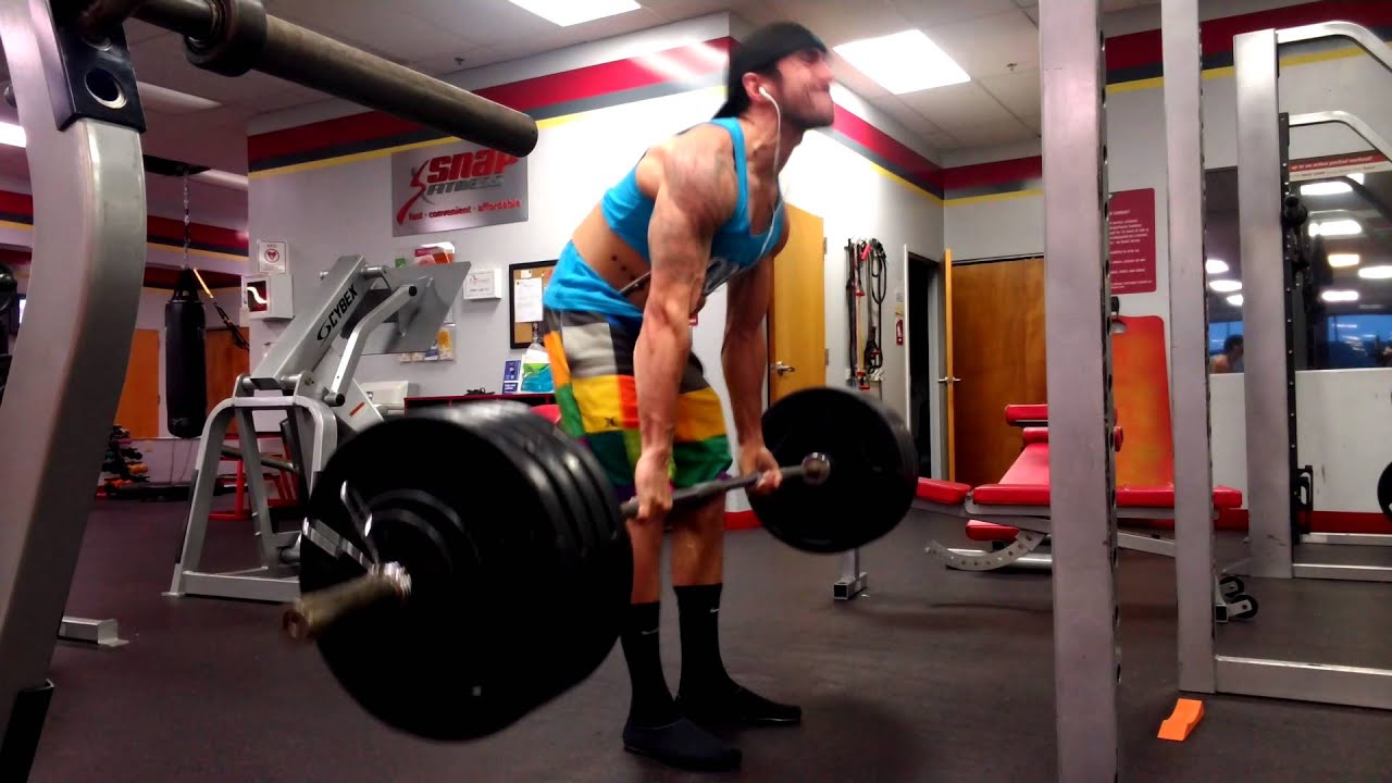 435x3 deadlifts at 127 lbs bodyweight - YouTube