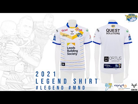 Rhinos launch new look Legends shirt to celebrate Rob Burrow and raise funds for MND Association