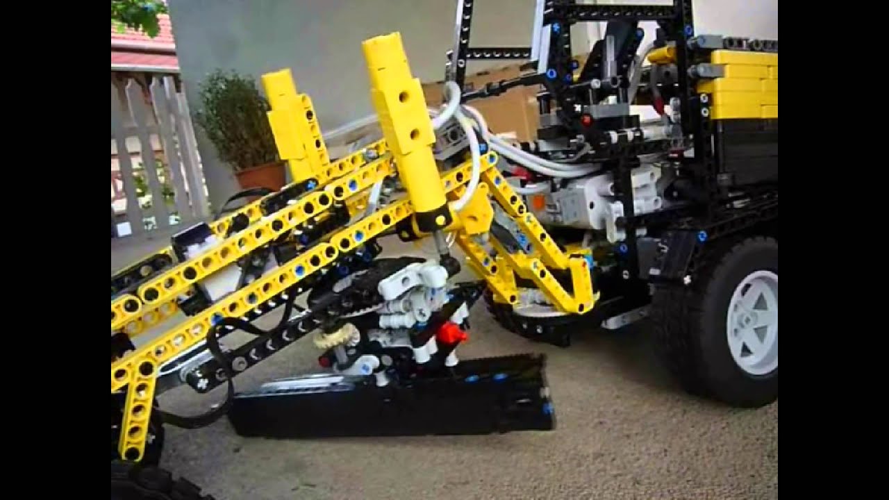 LEGO Technic grader MOC - YouTube