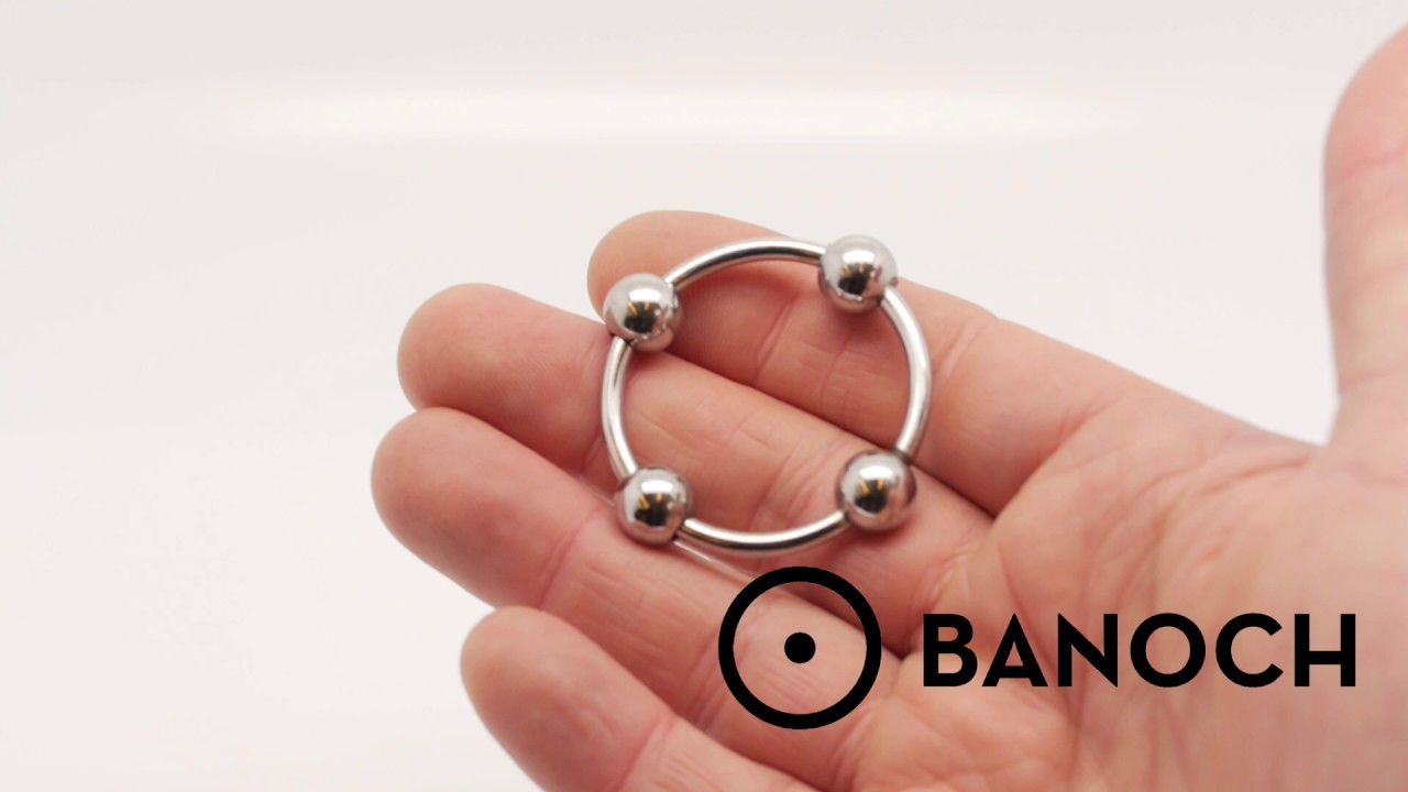 Banoch | Glansring 4 balls – eikelring balletjes staal - YouTube