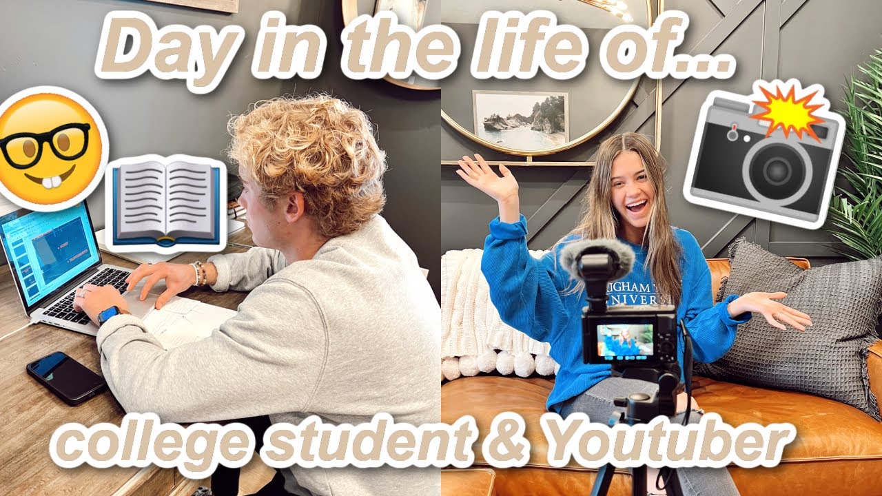 Day in the life of College Student and Youtuber | VLOGMAS day 6| Alyssa ...