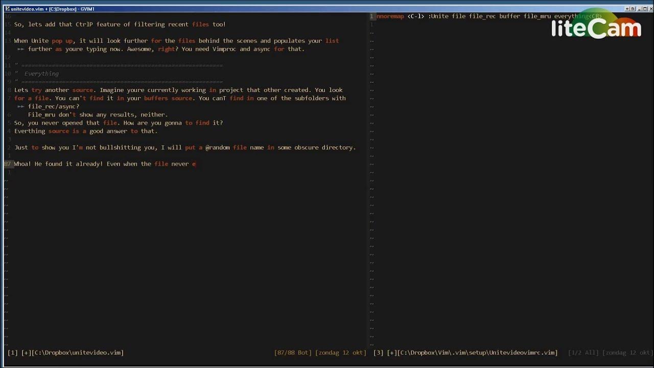 VIM - Unite: How use Unite workflow as plugin for Vim. - YouTube