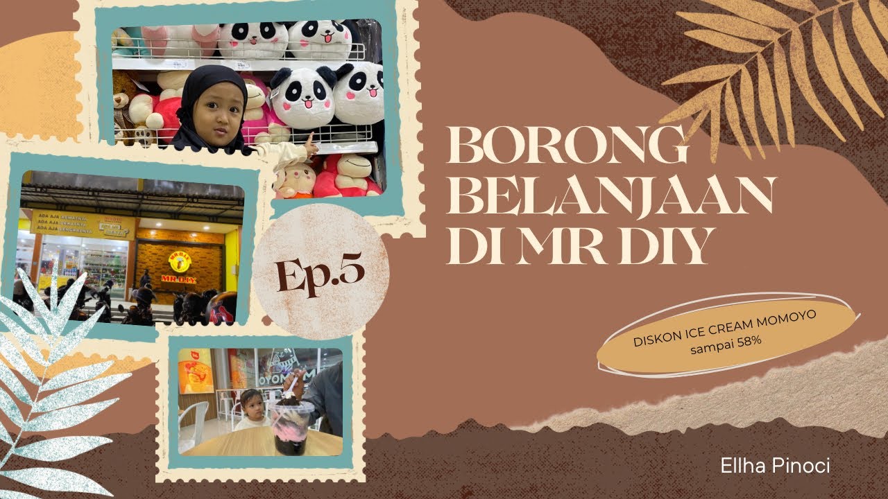 BORONG BELANJAAN DI MR DIY || PROMO BESAR BESAR AN DI ICE CREAM MOMOYO ...