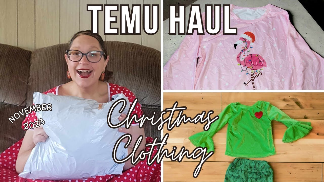 Affordable Holiday Wardrobe Must-Haves | TEMU Christmas Clothing Haul ...