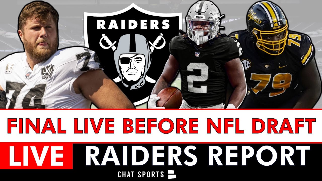 Raiders Live: NFL Draft News & Raiders Rumors Ft. Ashton Jeanty | Final ...
