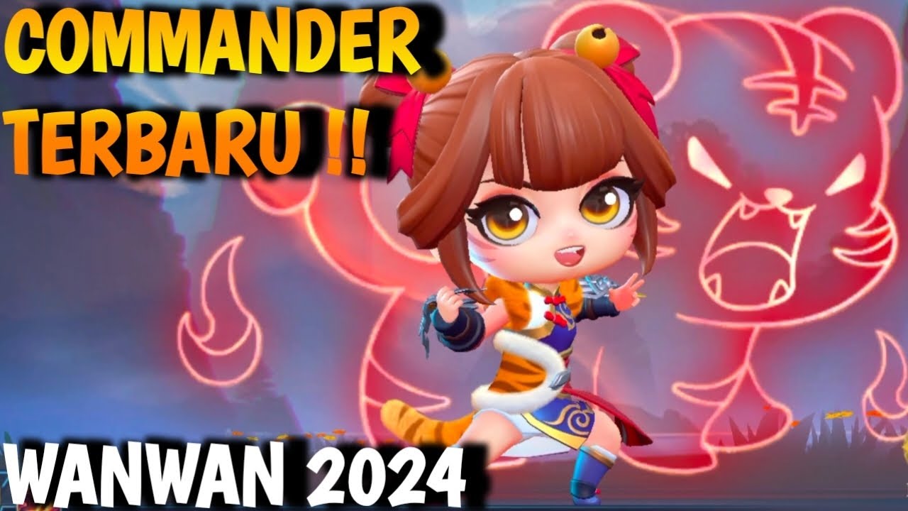 TUTORIAL SKILL 1 COMMANDER WANWAN TERBARU !! Magic Chess Mobile Legend ...