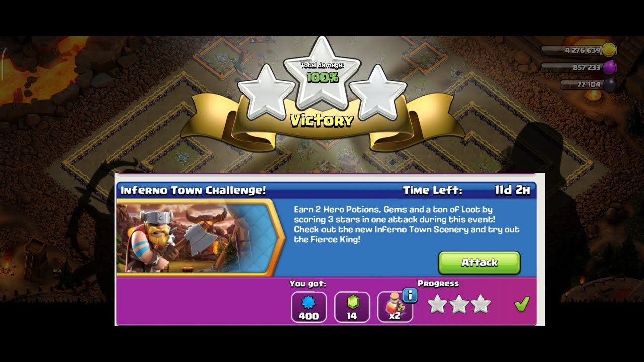 3 Starring Inferno Town Challenge! using Judo Sloth Strategy - YouTube