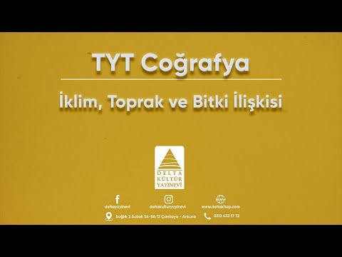 TYT Coğrafya | Sorularla Konu Anlatımı | İklim, Toprak ve Bitki İlişkisi